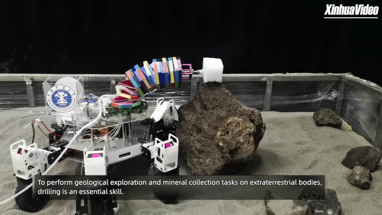 China unveils its first space mining robot inspired by insect movement